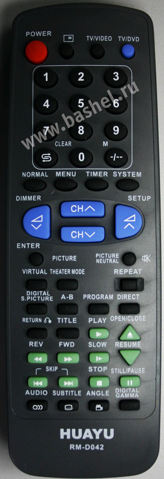 UNIVERSAL SHARP RM-D042 DVD, Пульт ДУ