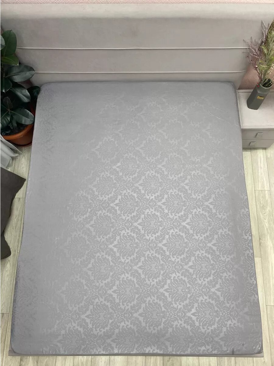 Kerimov GROUP простынь на резинке 120х200х20, хлопок 50% полиэстер 50%