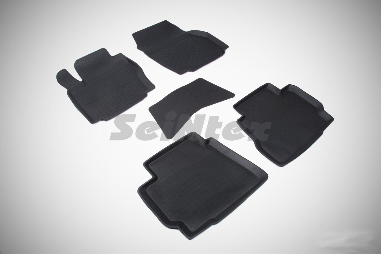 Резиновые коврики с высоким бортом Seintex для Ford Mondeo IV 2007-2015