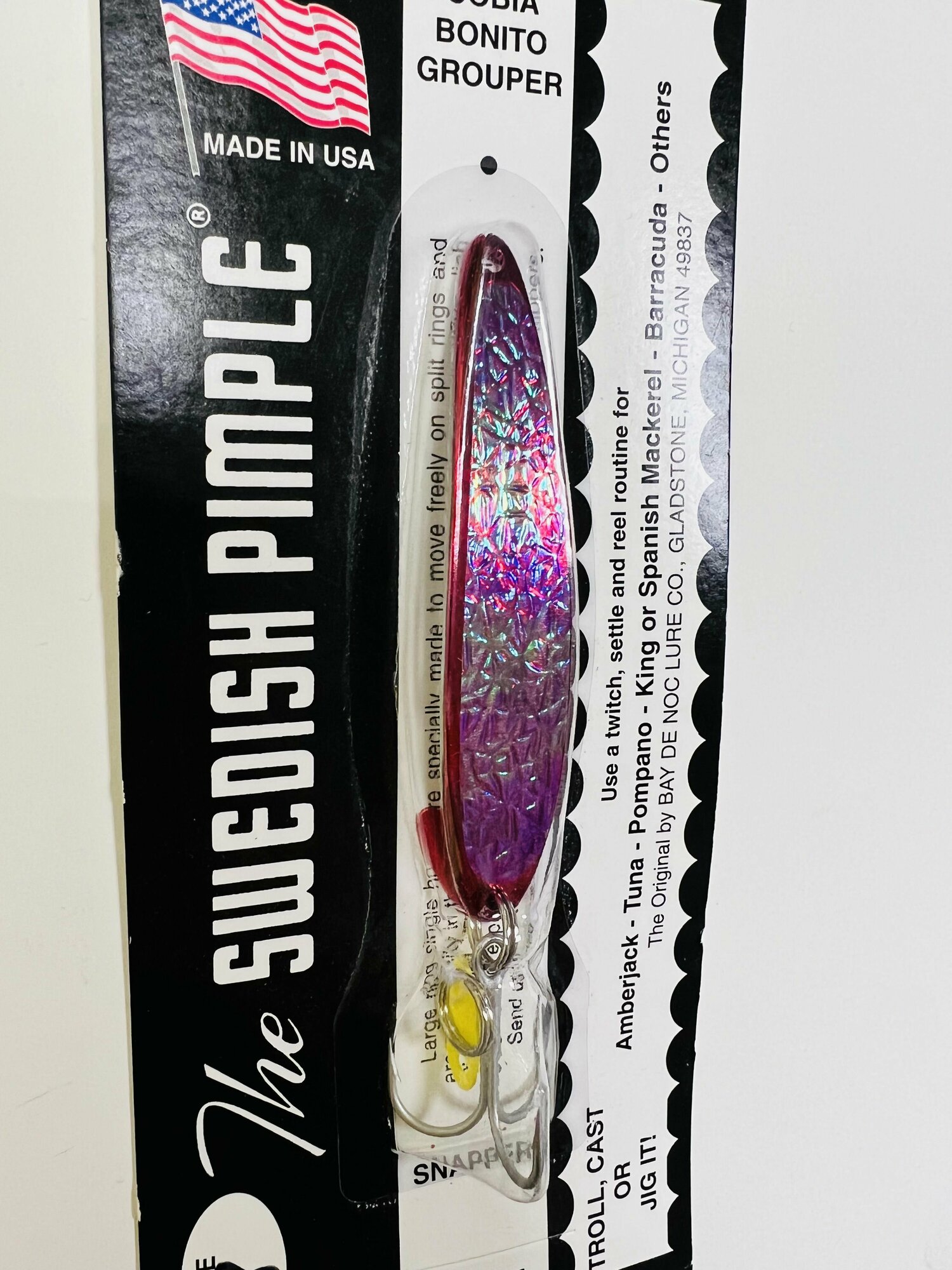 Блесна зимняя The Swedish Pimple 8 ("Шведский Прыщ")