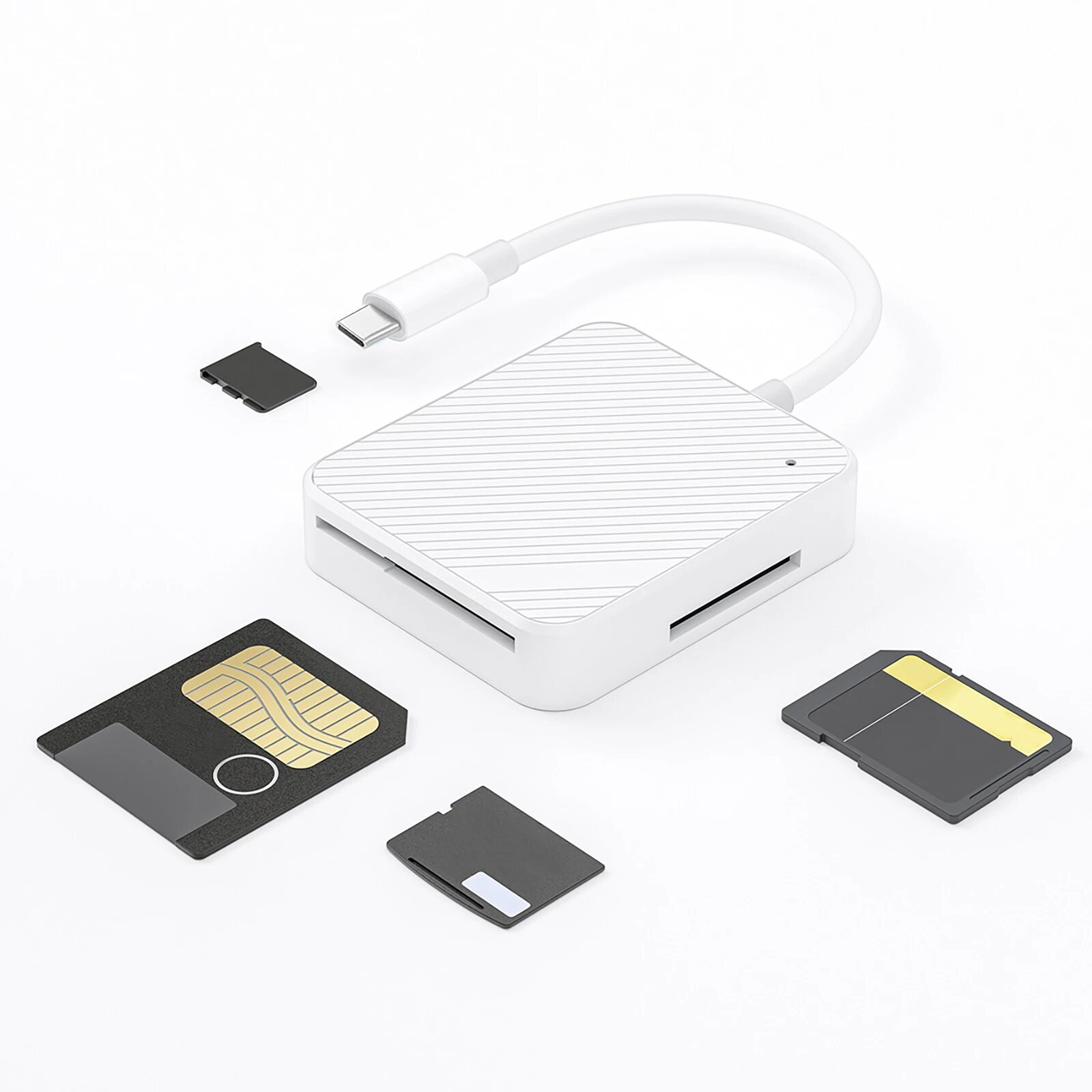 Адаптер для чтения карт памяти типа C USB-C Smart Media OTG M2 SD SM XD для аксессуаров для мобильных телефонов Android