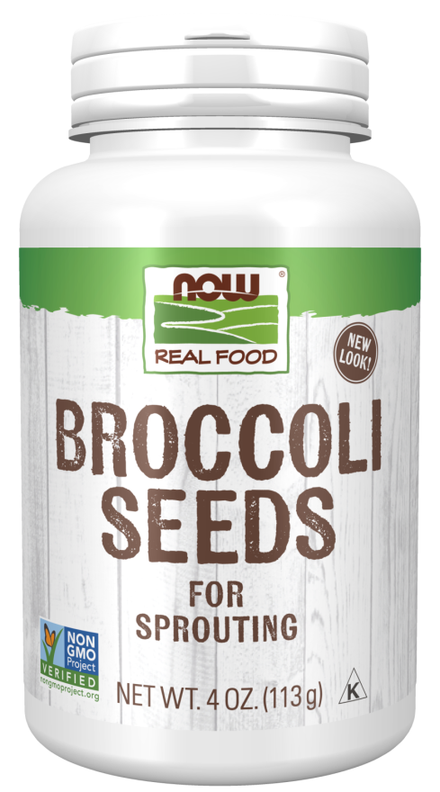 NOW Real Food Broccoli Seeds (Семена брокколи) 113 г (NOW)