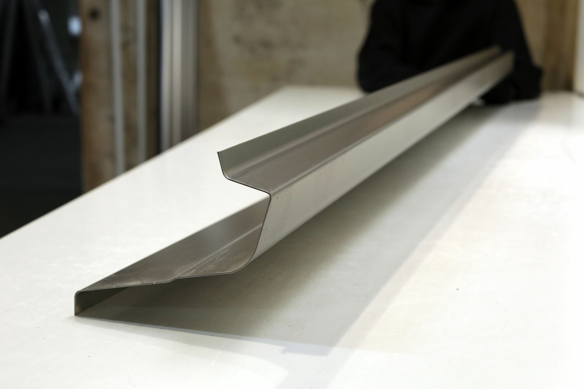 Порог ремонтный левый + усилитель для Mitsubishi Lancer 9 (CS/Classic) 2003-2008 тип кузова седан (митсубиши / митсубиси лансер 9), холоднокатаная сталь 1.2 мм