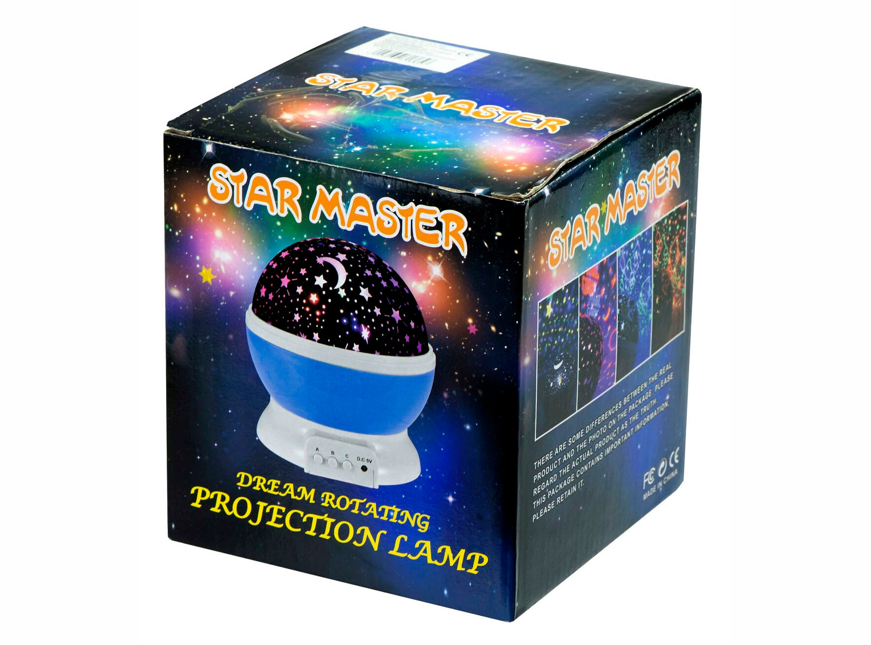 Светильник ночник STAR MASTER "Звездное небо" PROTECTION LAMP DREAM ROTATING