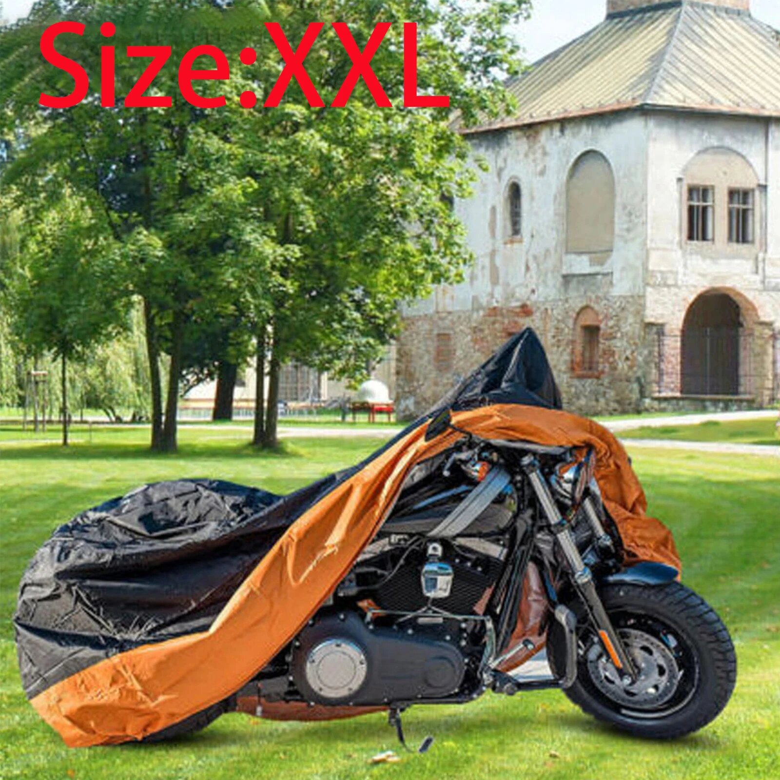 Чехол для мотоцикла, уличный УФ-защитный чехол для скутера, дождевик, двигатели от дождя, M L XL XXL XXXL для Harley Touring Sportster Dyna XXL Rain Dust