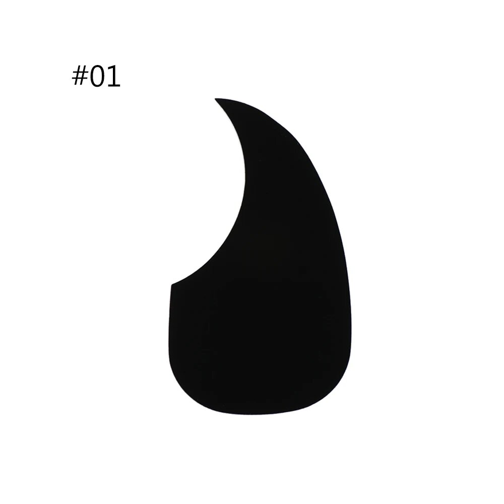 Самоклеящаяся наклейка для гитары в форме колибри Черный, 1