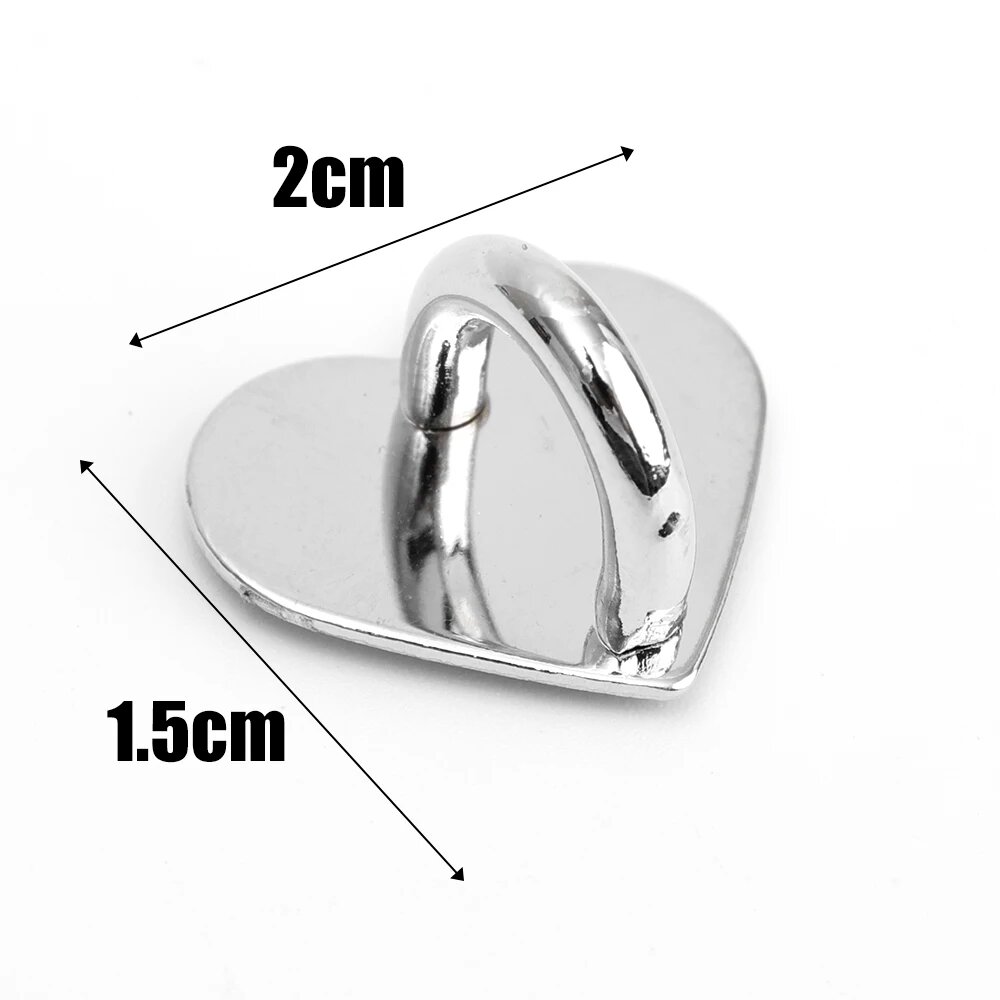 Держатель для телефона в форме сердца, Silver Hook, 2x1.5 см