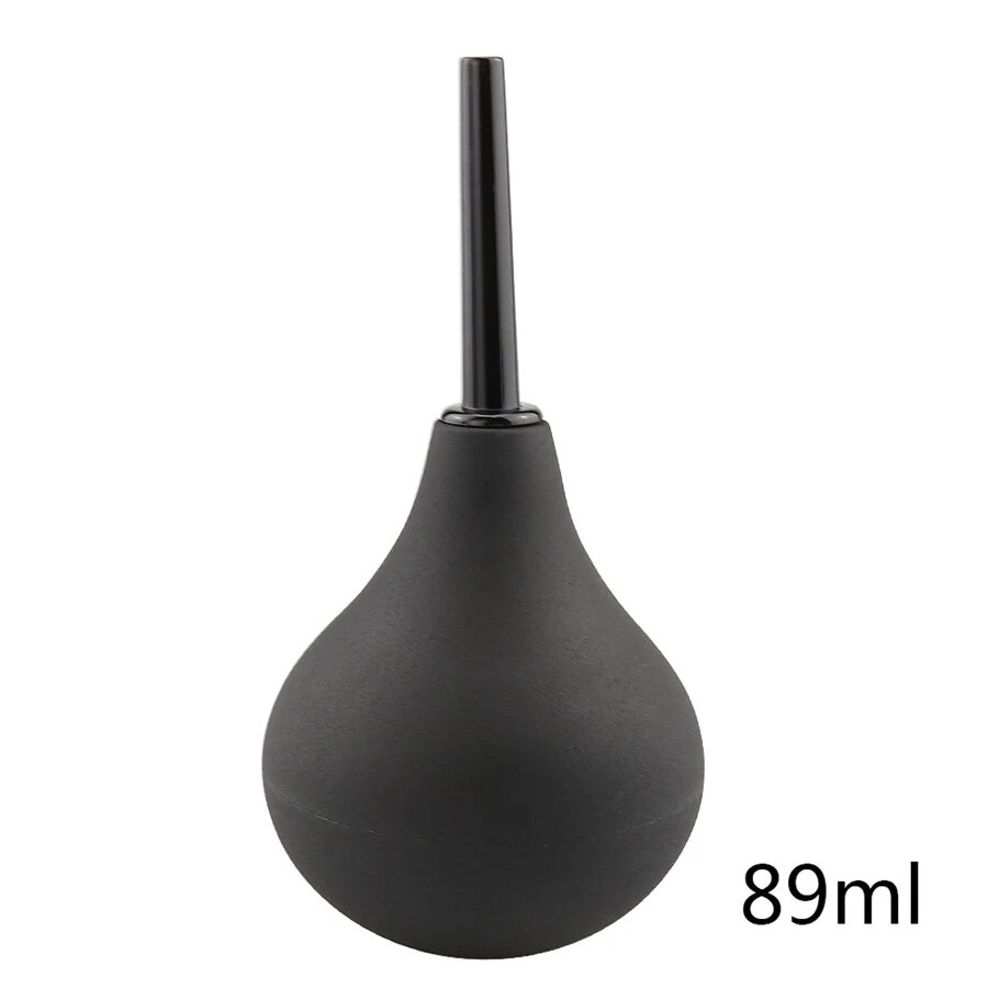 Силиконовая клизма для биде 160 мл/220 мл/310 мл Black 89ml