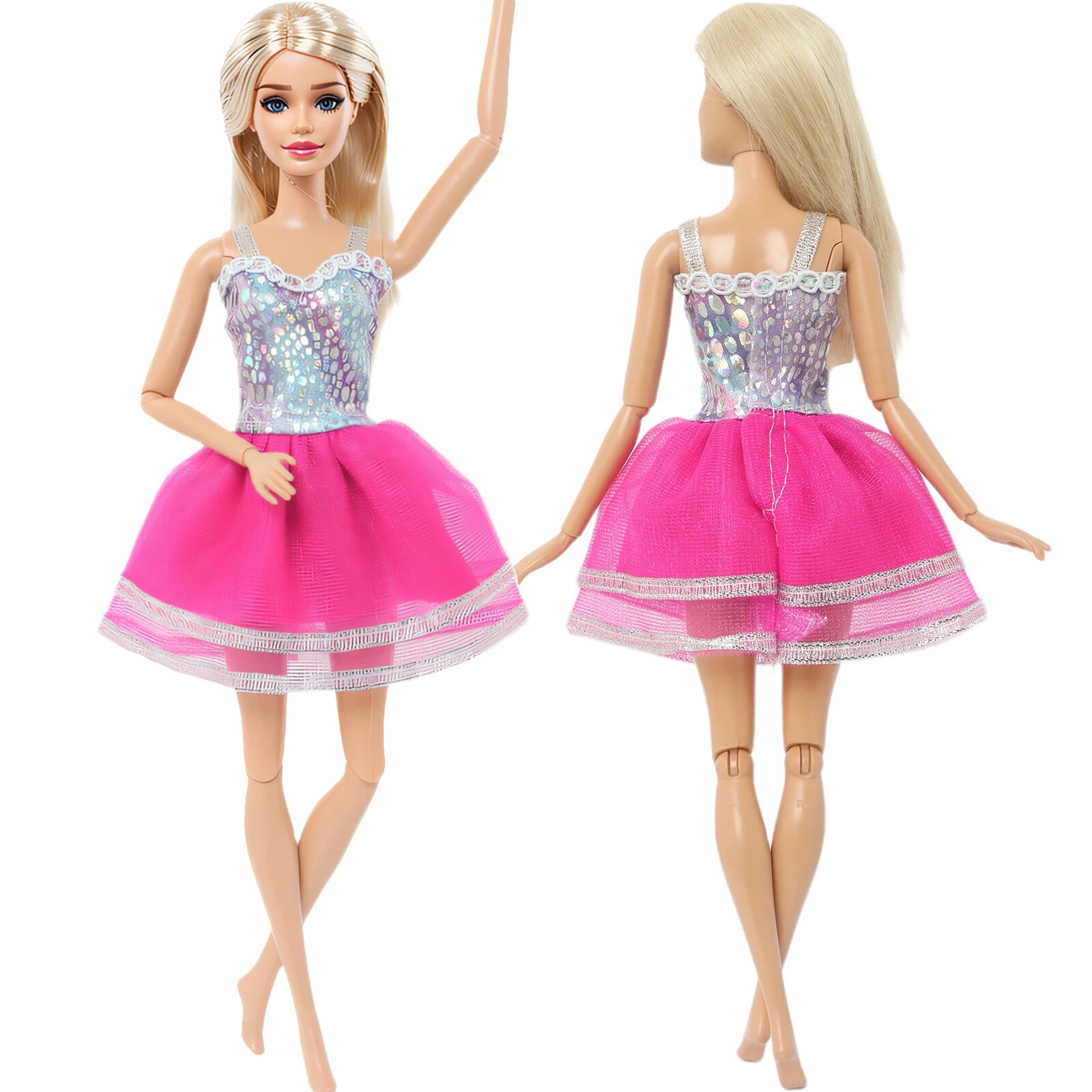 Комплект кукольной одежды для кукол 11,5 дюймов Розовый, 10