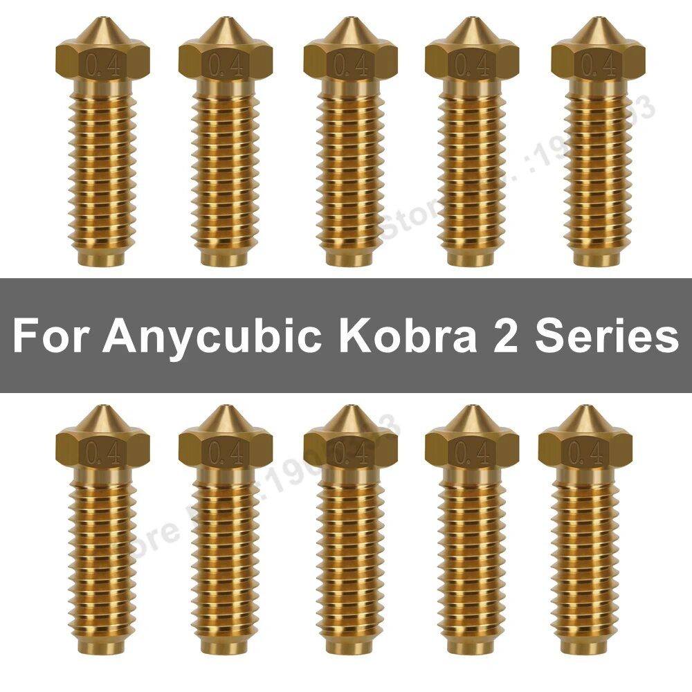 Сопла латунные для 3D-принтера Anycubic Kobra 2, 0.4mm, 8PC