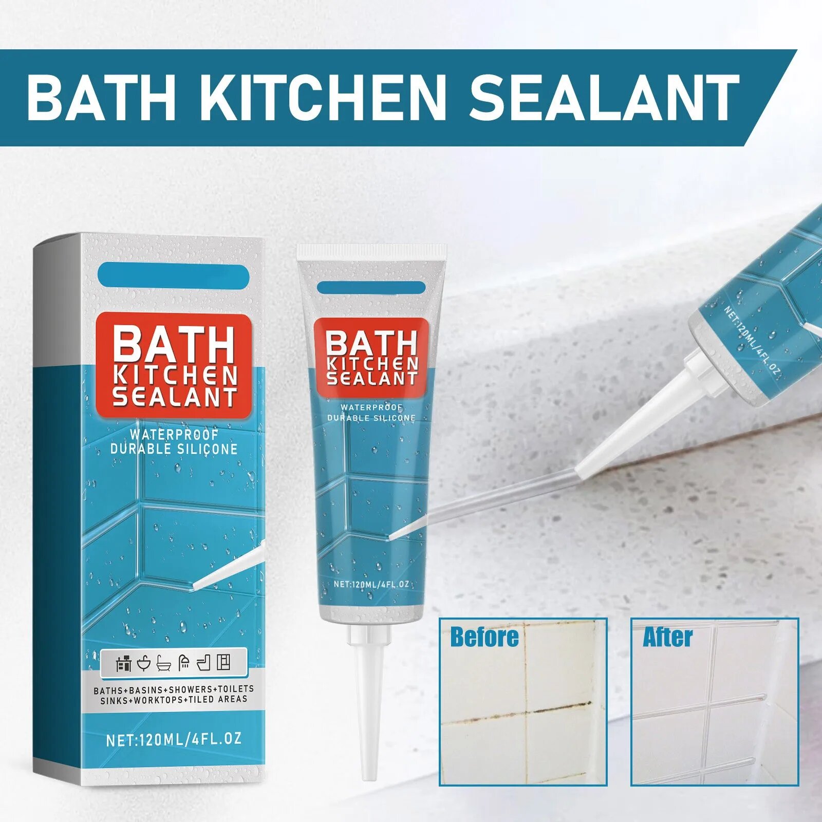 Premium Bathroom Sealant CPE 120 мл