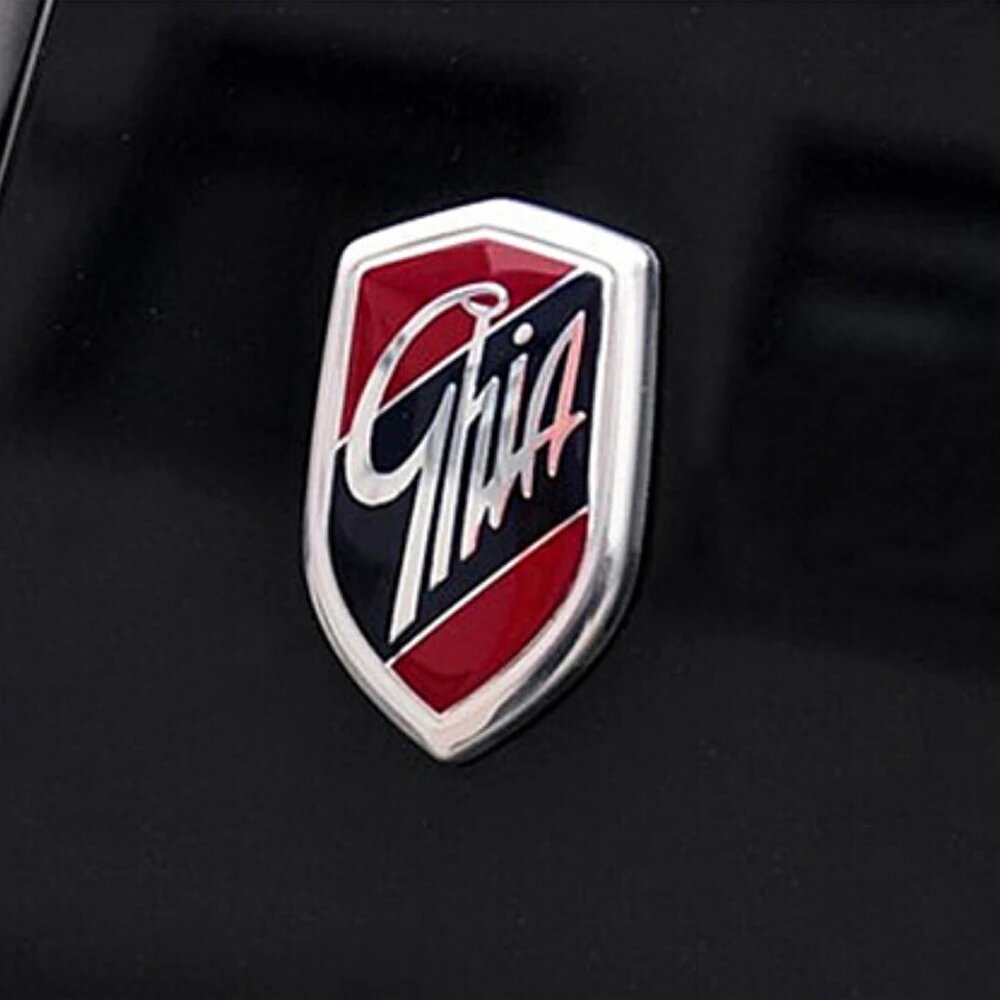 Автомобильная наклейка, эмблемы GHIA, боковые щитки, логотипы с маркировкой для Ford Focus Fusion Escort Kuga Ecosport Fiesta Falcon