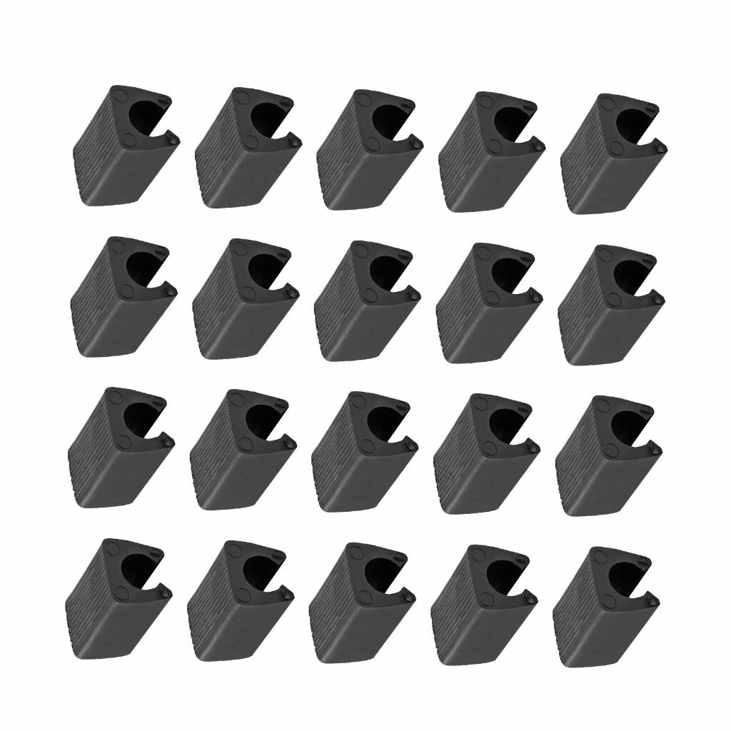 20/40 шт, пластиковые ножки для стула, скользящие по полу, колпачки трубок, накладки прямоугольной формы, нескользящие насадки ног