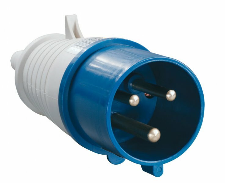 Вилка переносная ССИ-023 2Р+РЕ (32А/220В) IP44 IEK