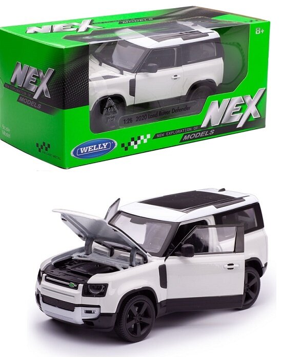 Welly. Коллекционная машинка "Land Rover Defender", масштаб 1:24