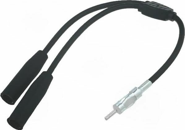 Переходник 4CM AD. ANT. R02 Антенный гнездо DIN x2, вилка DIN, с проводом, 0,23м, 1 шт