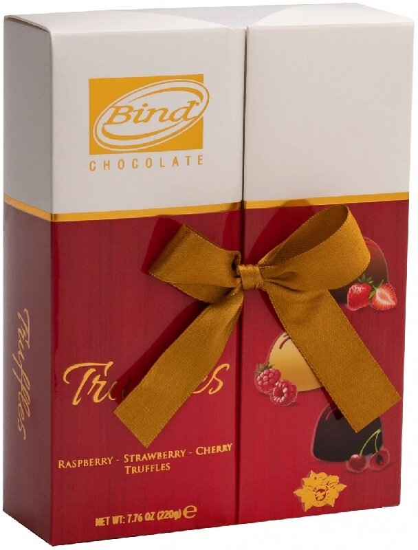 Конфеты BIND "Фруктовый сундучок" с фруктовой начинкой 220г