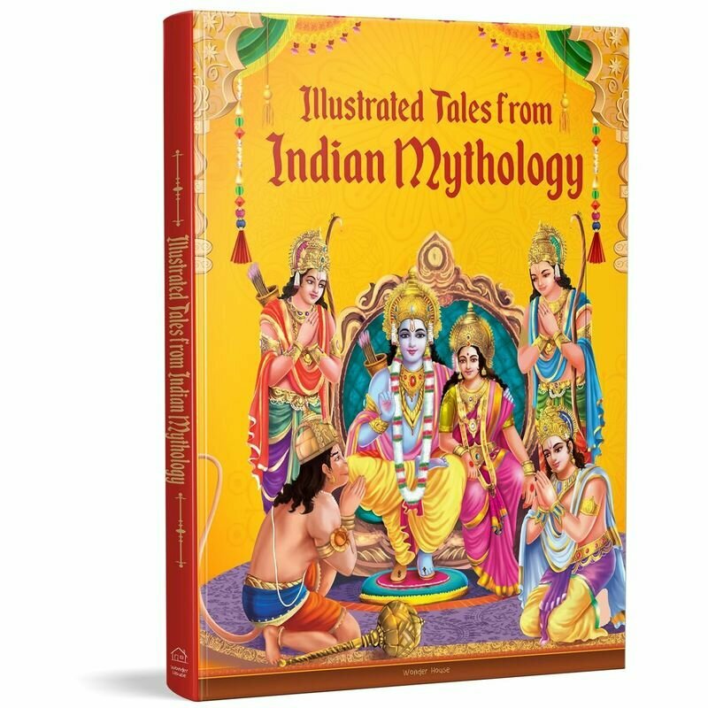 Книга Illustrated Tales From Indian Mythology в твердом переплете