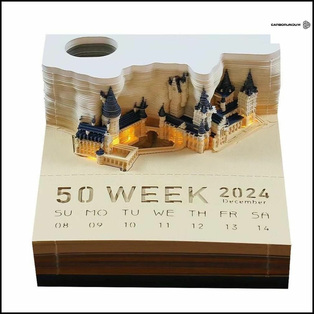 Модель календаря с обратным отсчетом. Форма замка. украшение для рабочего стола.