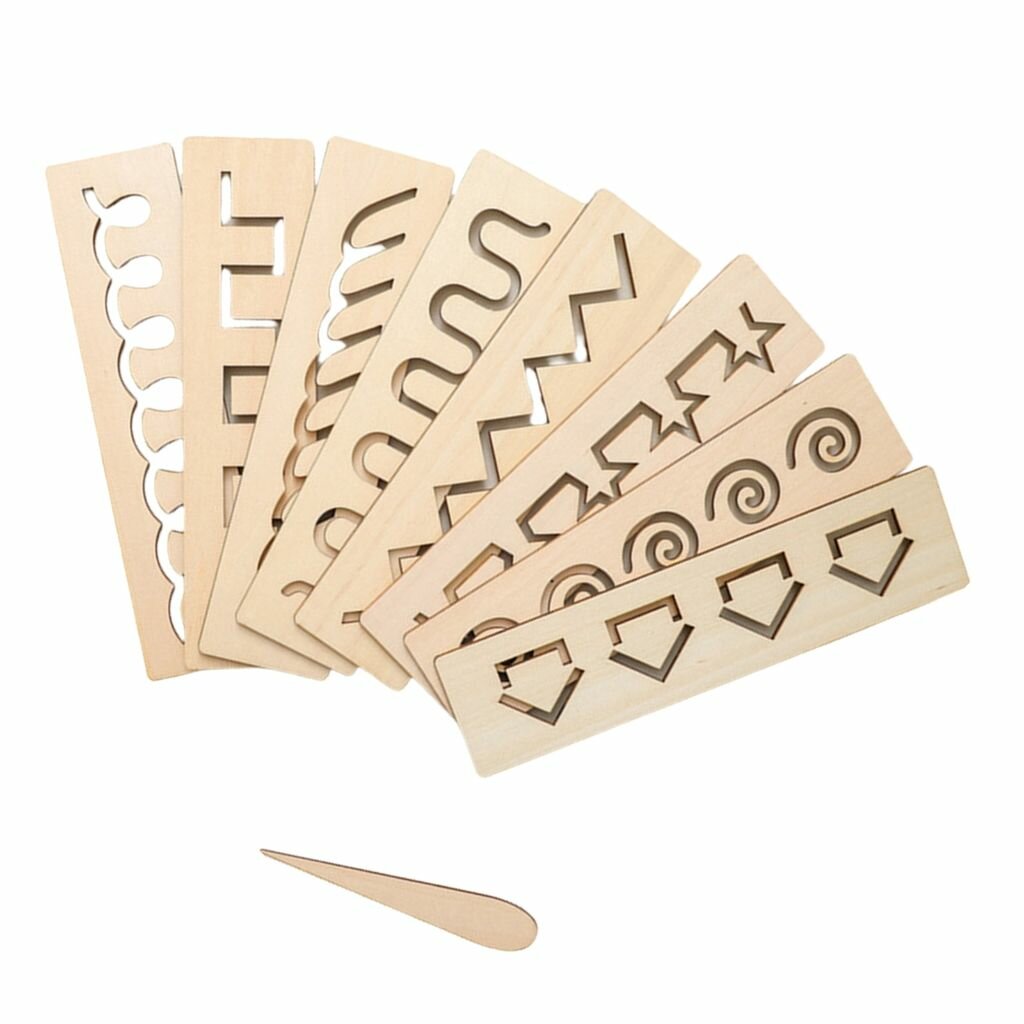 Деревянная буквенно-цифровая головоломка Монтессори-Геометрическая