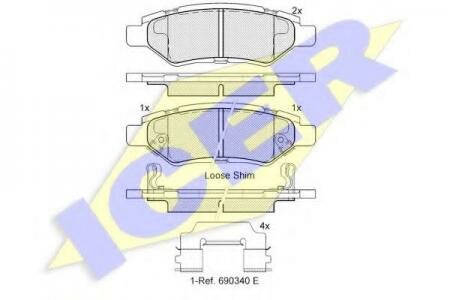 182142 24546 CADILLAC CTS 3.0 2008.1- Icer 182142