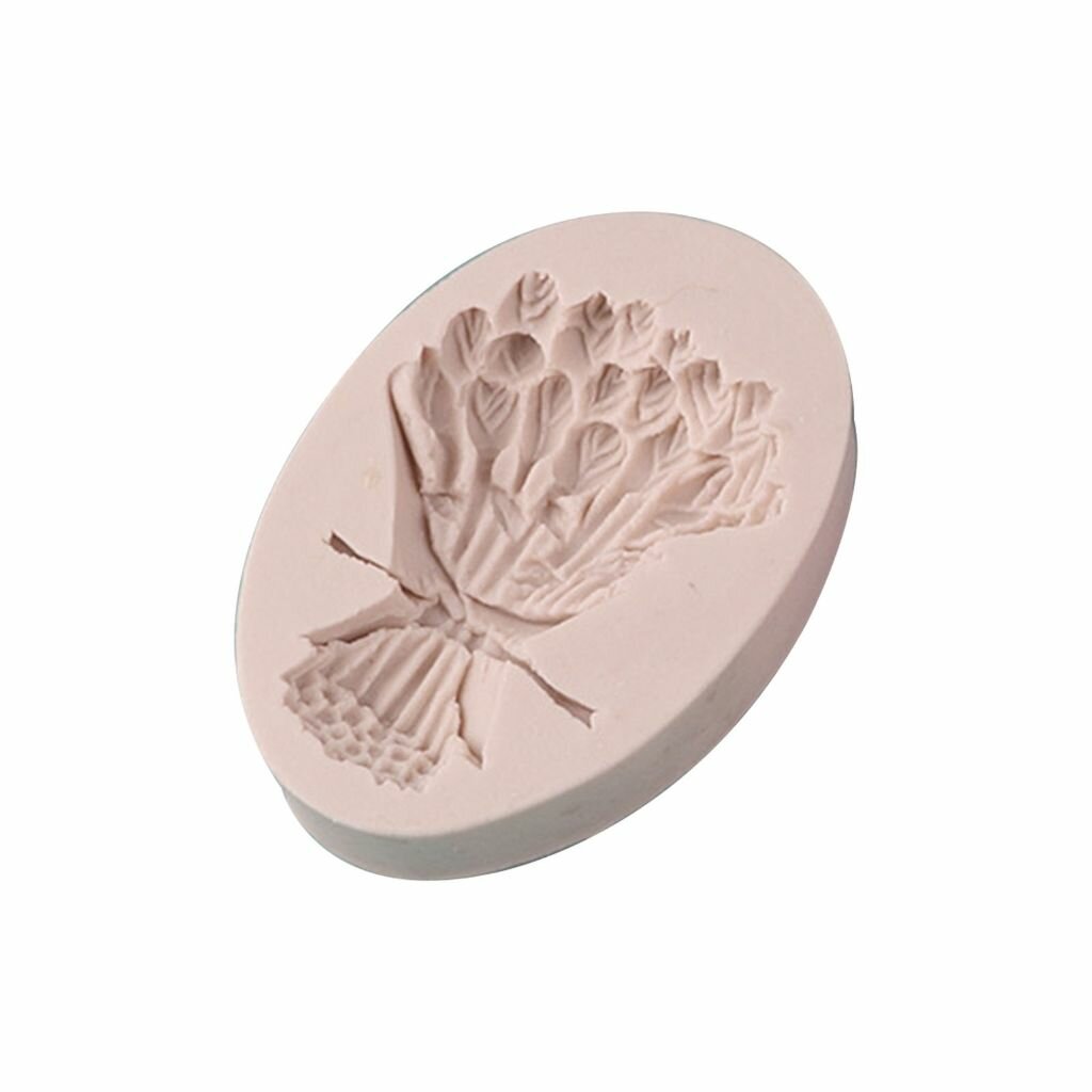 Набор для выпечки, Силиконовая форма для букета тюльпанов, серая