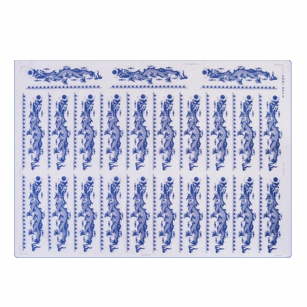 Керамика подглазурная деколь бумага