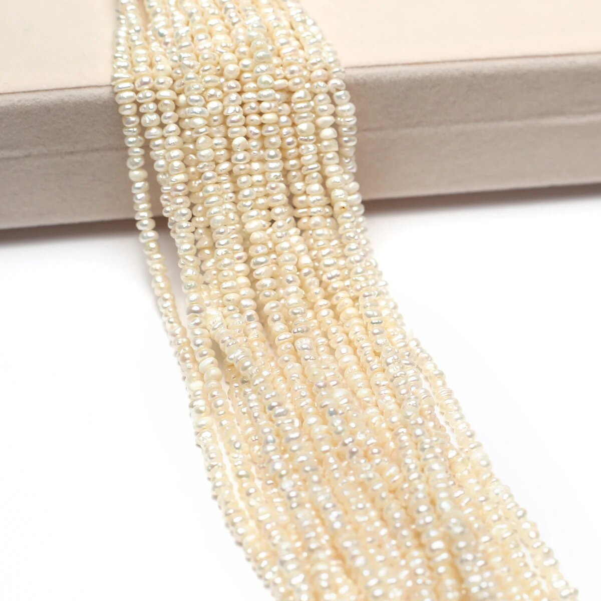 3-4 мм жемчуг неправильной формы класса А, натуральный пресноводный жемчуг, бусины-разделители для изготовления ювелирных изделий, ожерелье, браслет, аксессуары