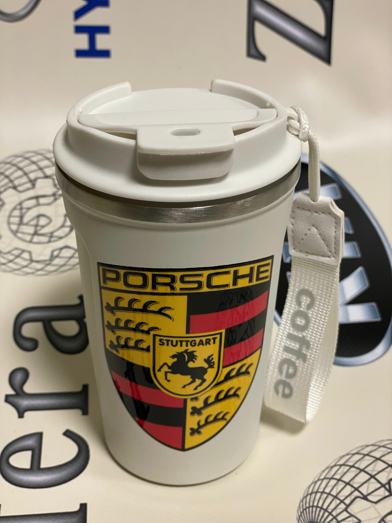 Термокружка автомобильная Porsche 380 мл