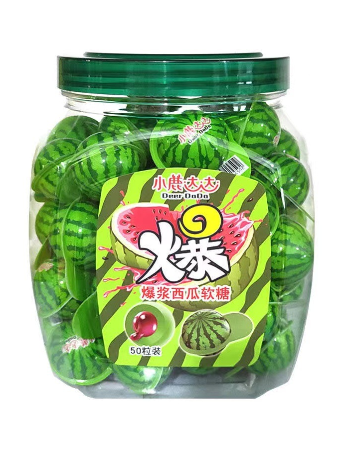 Мармелад с фруктовым джемом Арбузики 18 г * 50 шт