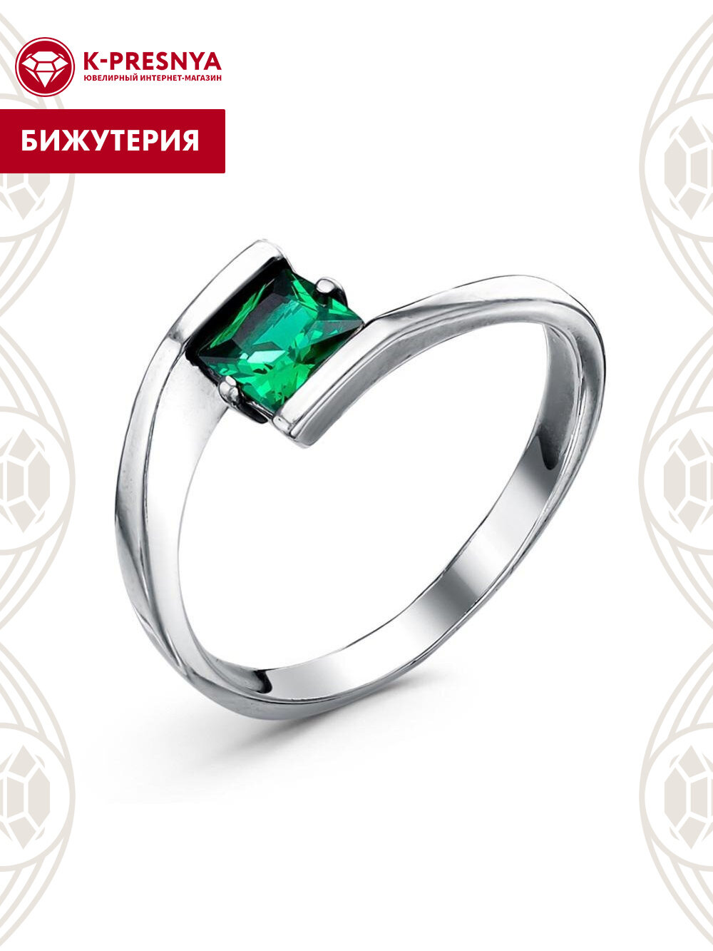 Кольцо, шпинель синтетическая