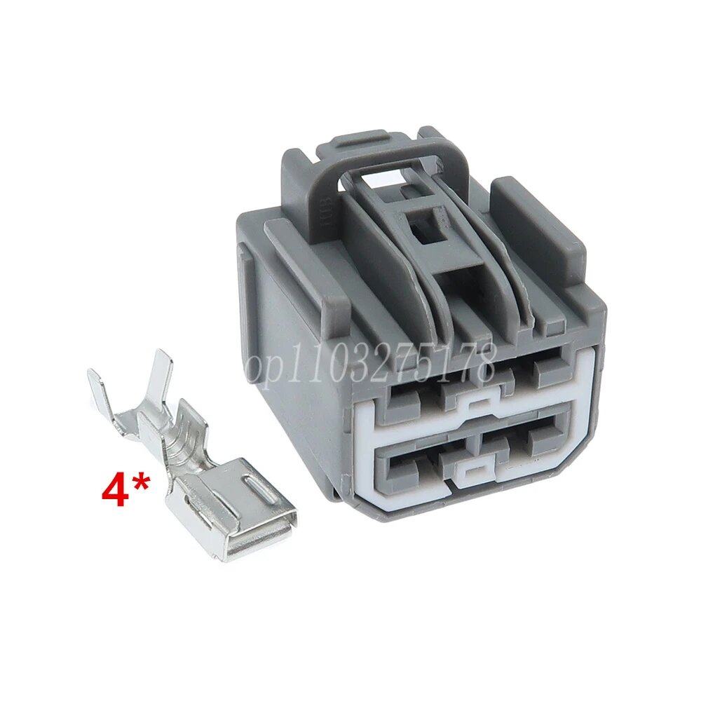 1 компл, 4 контакта, 7283-6469-40, 7282-6469-40, автомобильная гнездовая розетка с большим током, разъем «папа», автомобильные детали с проводами 16AWG 1 Set female