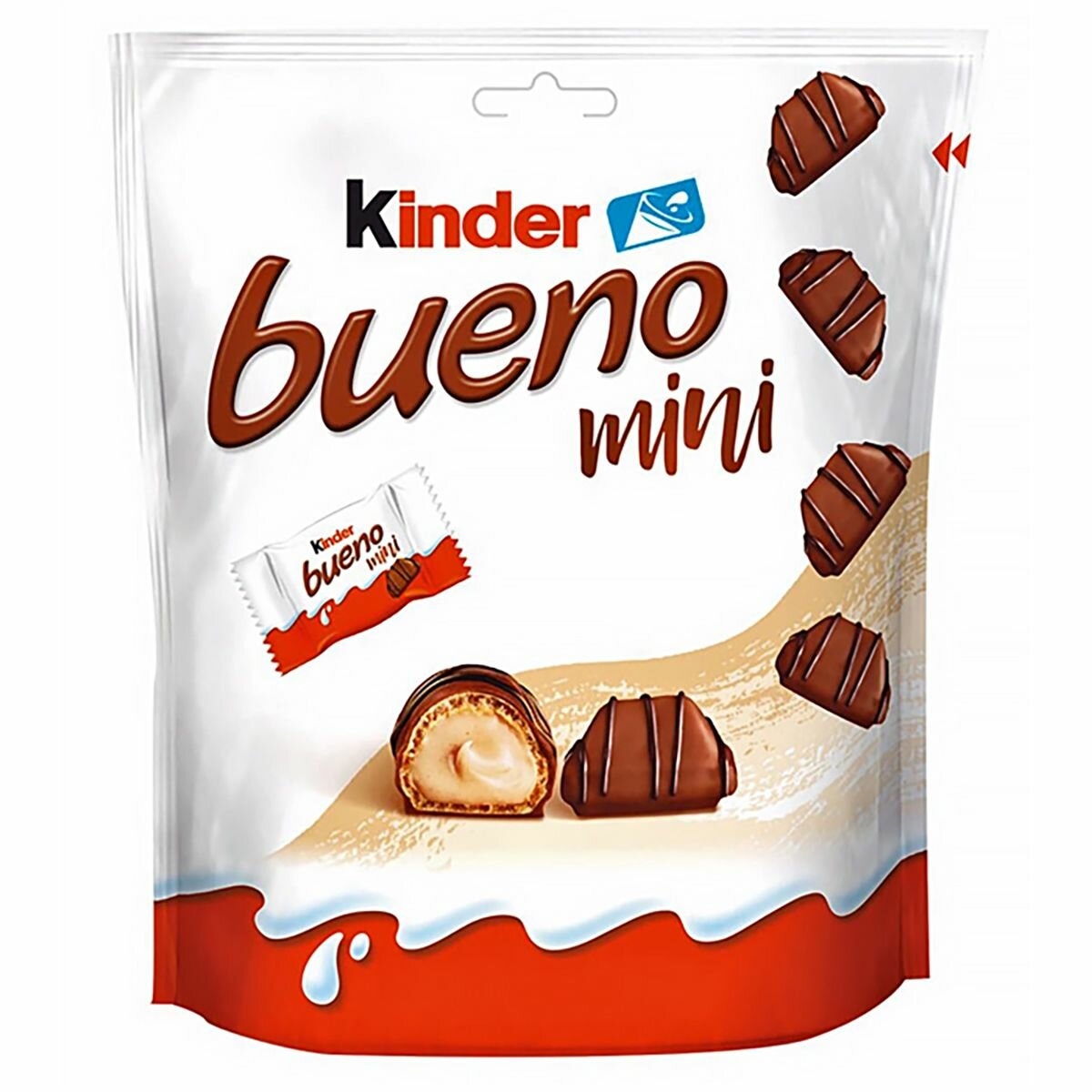 Вафельные батончики Kinder Bueno Mini (Германия), 108 г