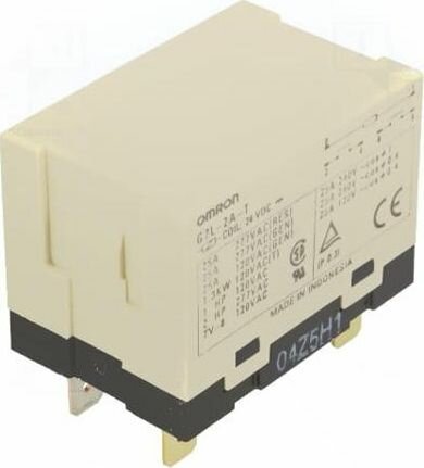 Реле OMRON G7L-2A-T DC24 Реле электромагнитное DPST-NO Uобмотки 24ВDC Серия G7L 1,9Вт 1шт