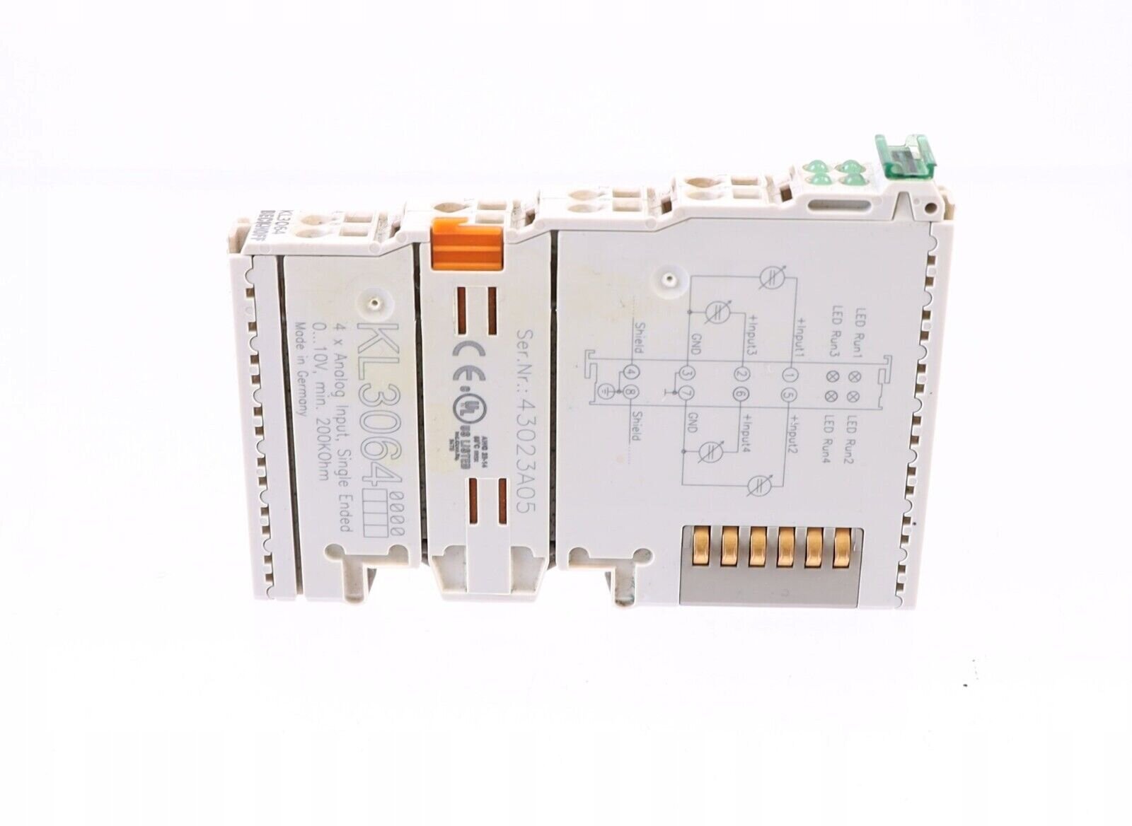 Модуль аналогово входа BECKHOFF KL3064 0.10 В 12 bit