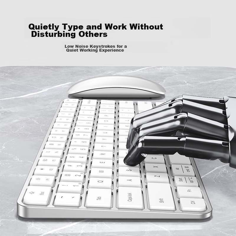 Bkayp Wireless Bluetooth Magic Keyboard Compatible with Apple Mouse, for Mac, MacBook Pro, Laptop, Office, IPad, Tablet, And Smartphone Accessories