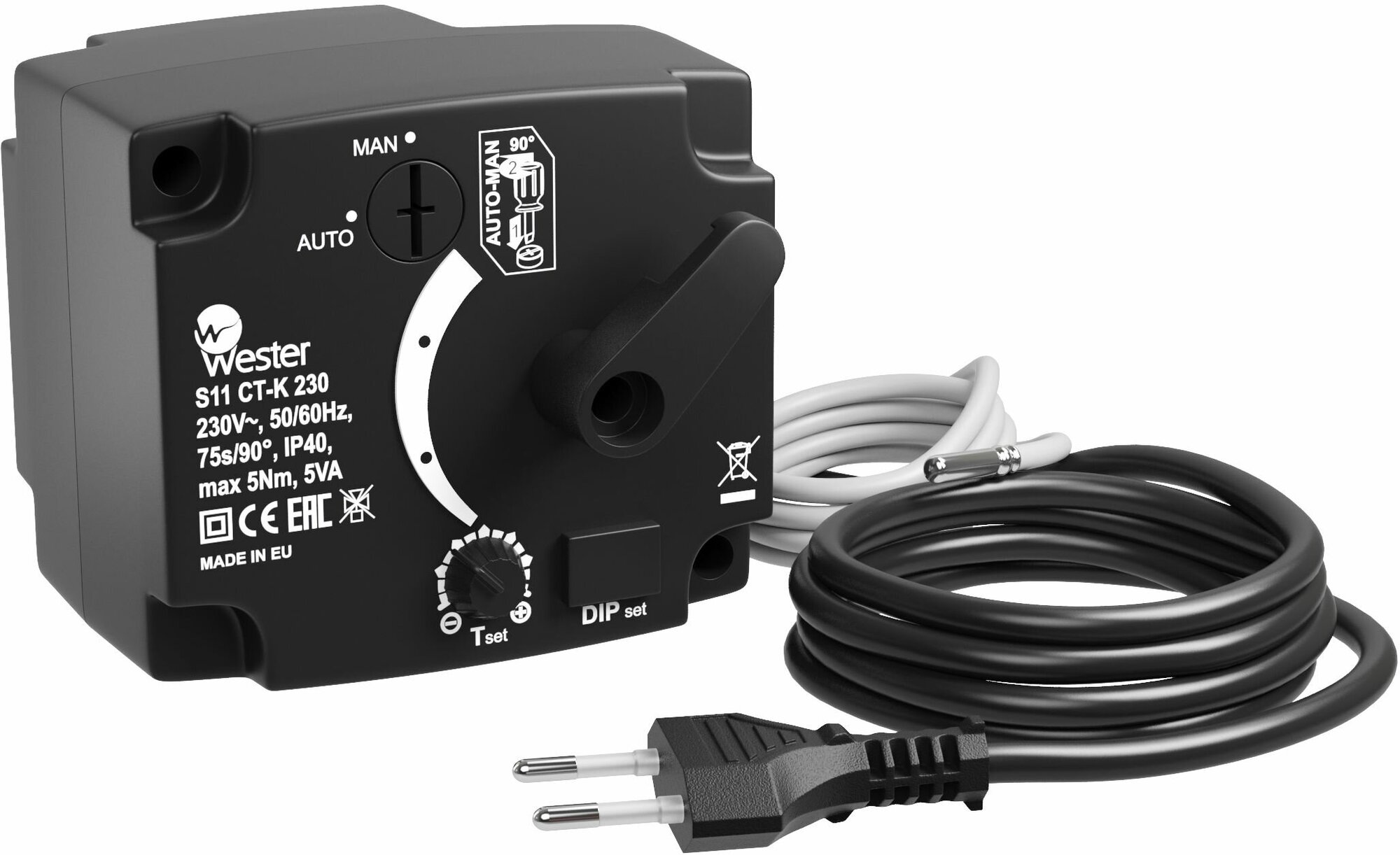 Контроллер Wester S11 CT-K 230VAC 5Nm 230 VAC 50/60 Hz 75s/90° 5 Nm