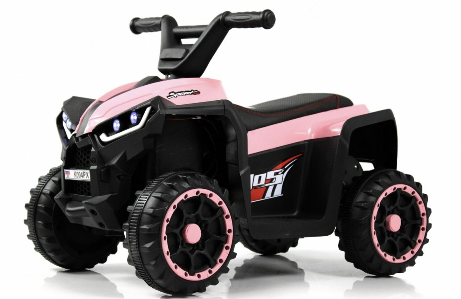 Детский электроквадроцикл RiverToys K004PX розовый