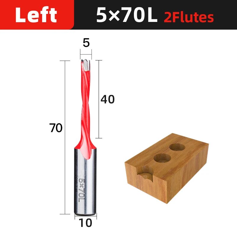 HUHAO Сверло по дереву Форстнер 10 мм 5-70L