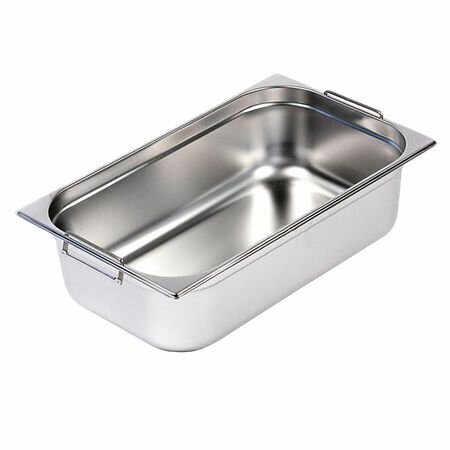 Гастроемкость Hurakan GN-H 1/3-200, с ручками, нержавеющая сталь