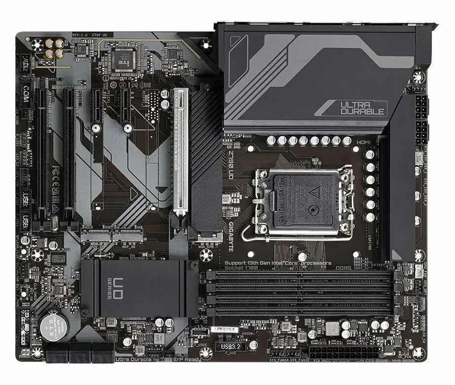 Материнская плата Gigabyte Z790 UD, Soc-1700, Intel Z790, ATX