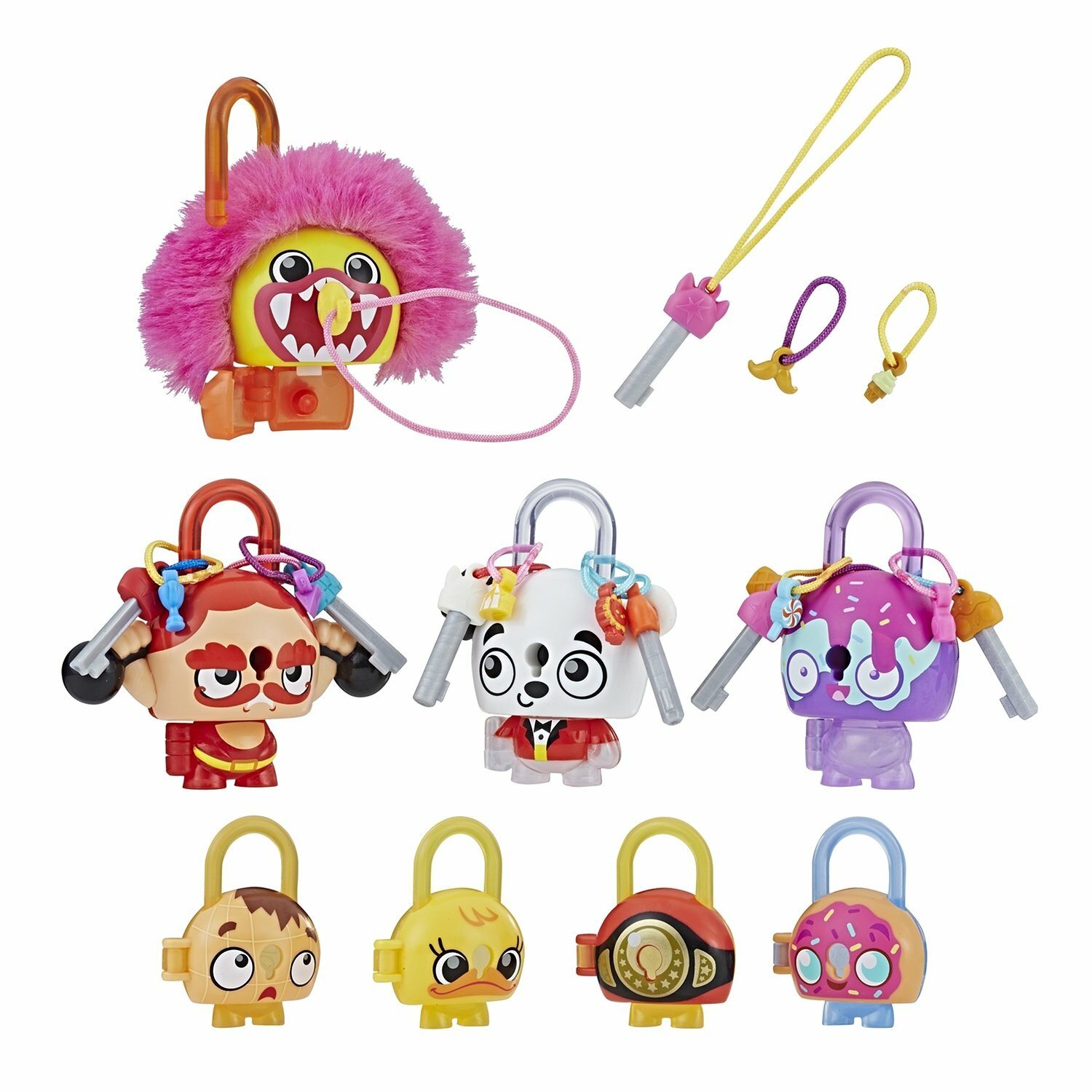 Игровой набор Lock Stars "4 замочка с секретом" с розовыми волосами