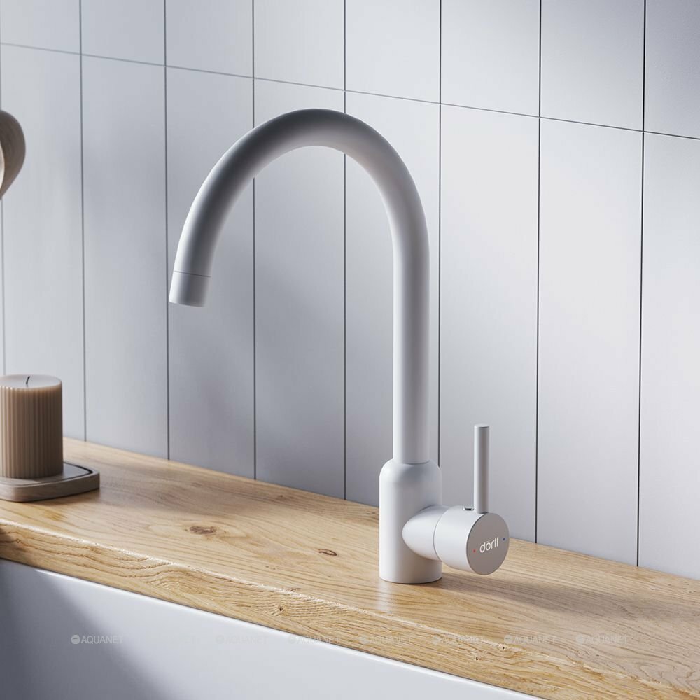 Смеситель для кухни Dorff Logic D3007033 белый