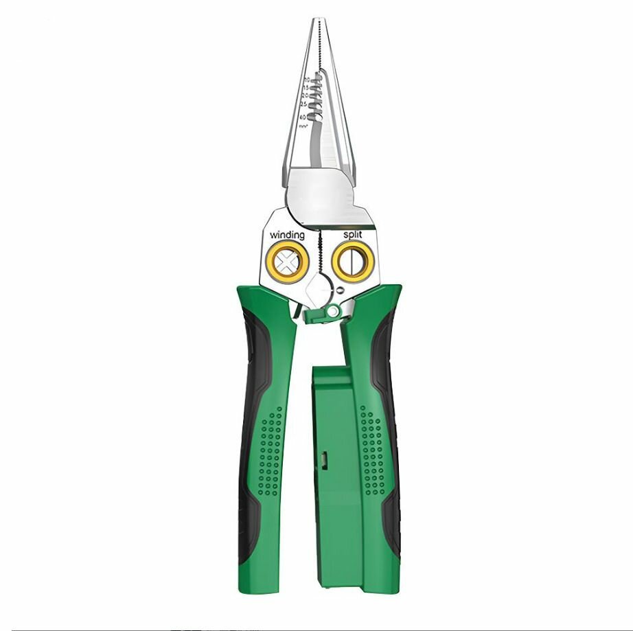 8-в-1 многофункциональные игольчатые щипцы для проводов, специальный инструмент электриков, кусачки кабелей, плоскогубцы стального провода,