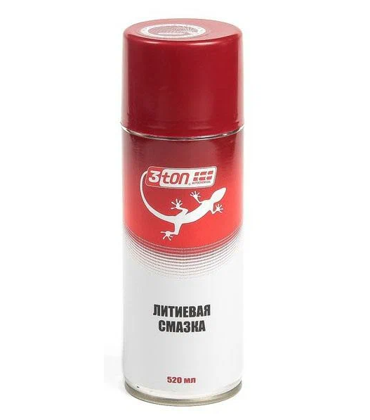 Смазка литиевая (белая), аэрозоль 520г (3ton)