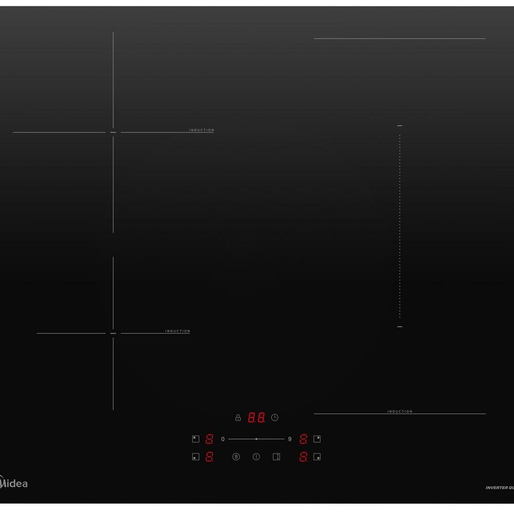 Индукционная варочная панель Midea MIH65782 52 см 4 конфорки цвет черный