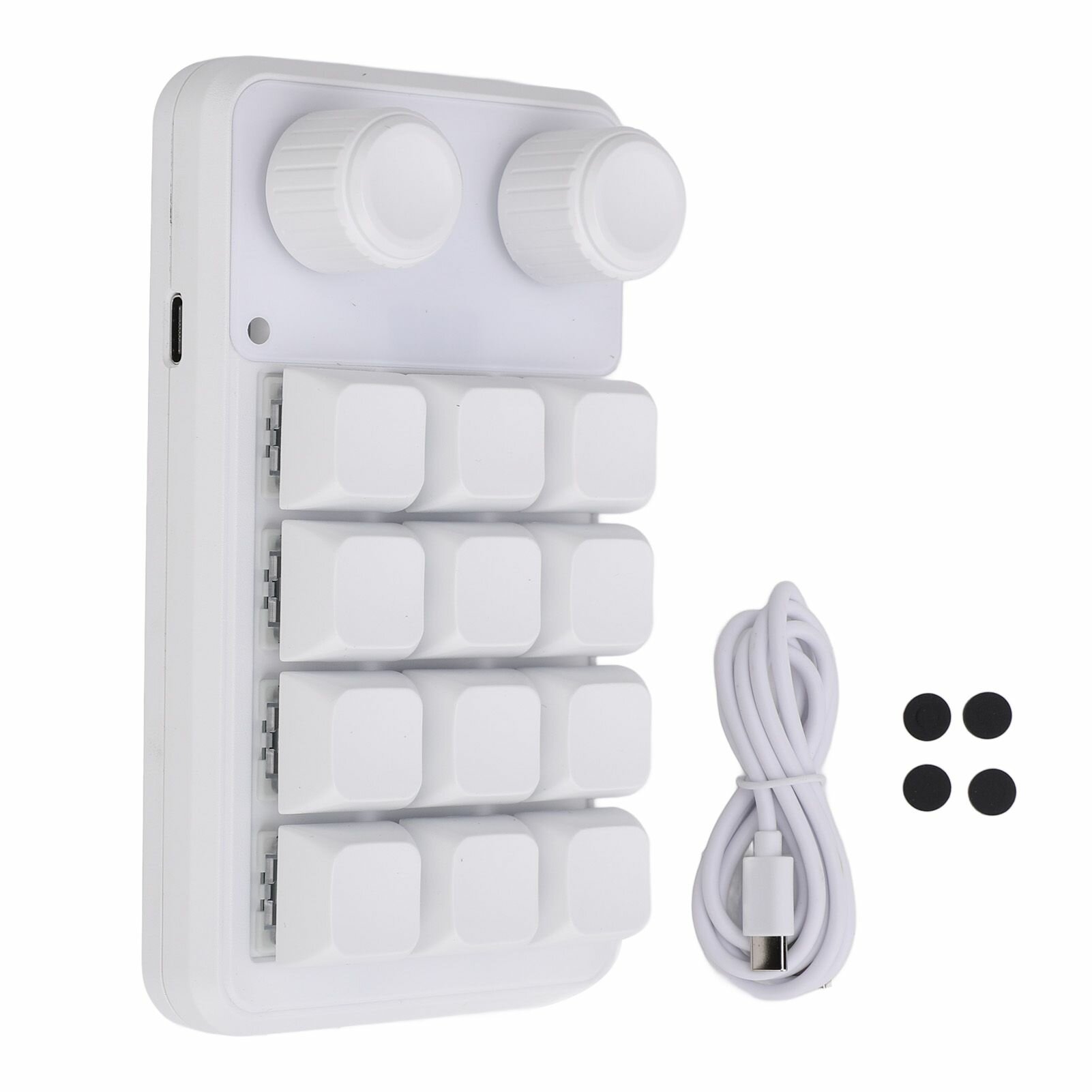 Клавиатура 12 клавиш, RGB подсветка, Type C, синий переключатель