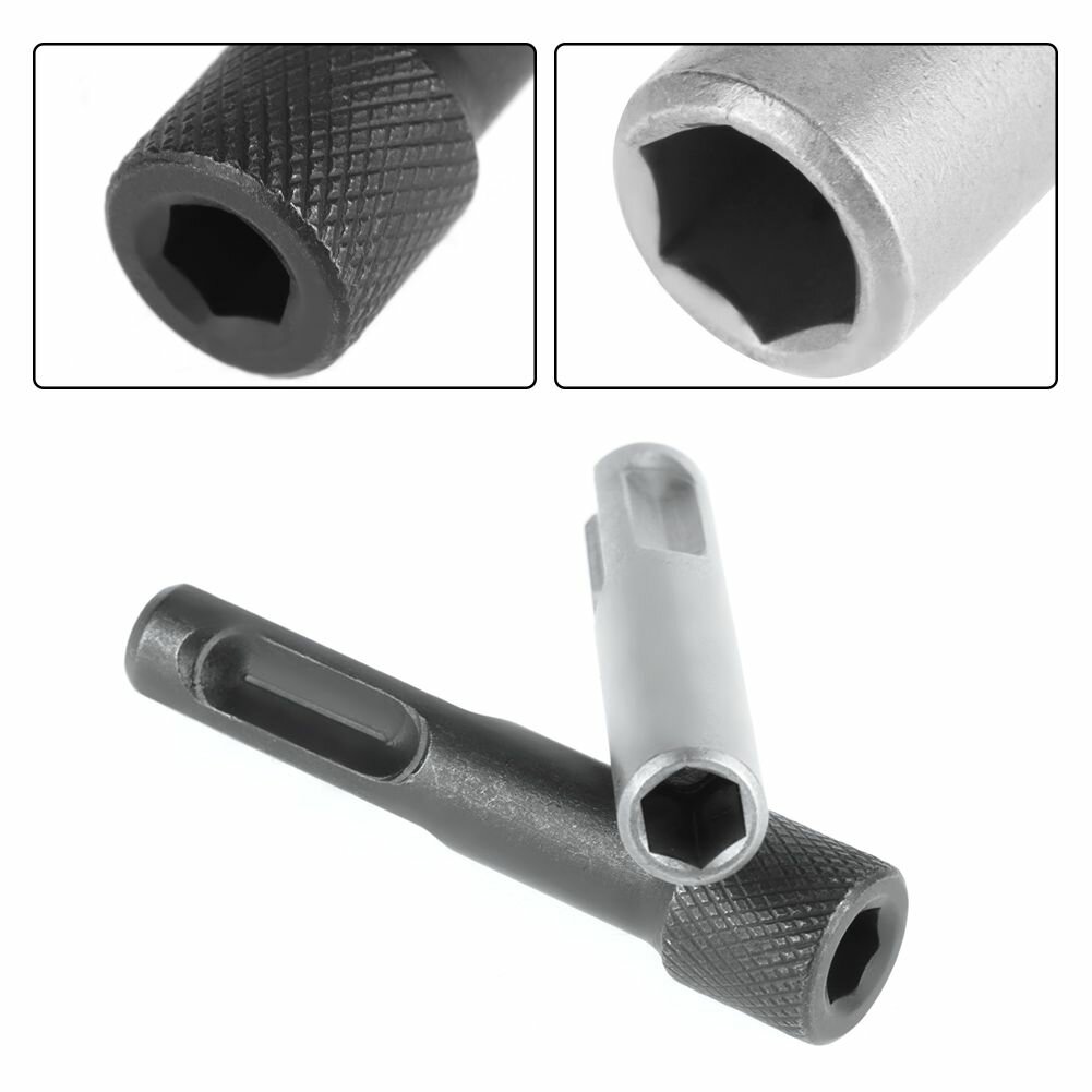 Адаптер SDS на 1/4" шестигранник: держатель бит для электроинструментов и дрелей