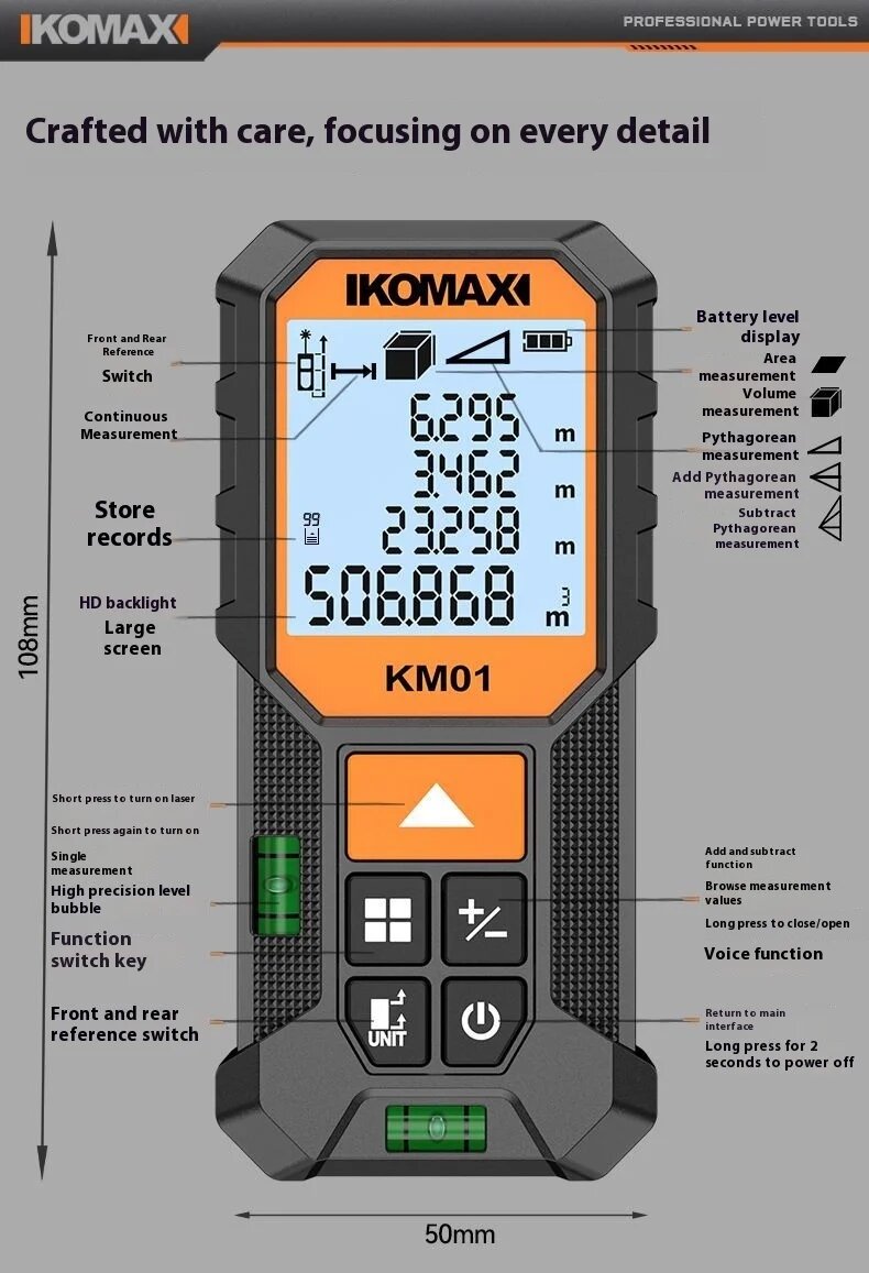 Лазерный дальномер MIJIA KOMAX