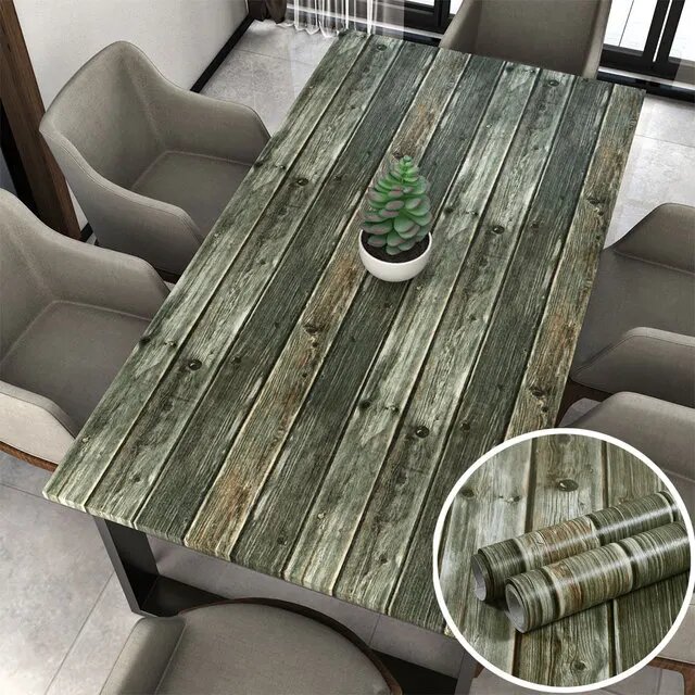 Пленка для домашнего декора под дерево, виниловые водонепроницаемые наклейки, клейкие, однотонные, для дверей, кабинета, современной мебели, Украшение стен K021, 10mx60cm